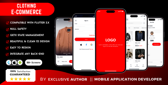 Fashion Resale Ecommerce App Flutter Ui Kit Graphicfort 